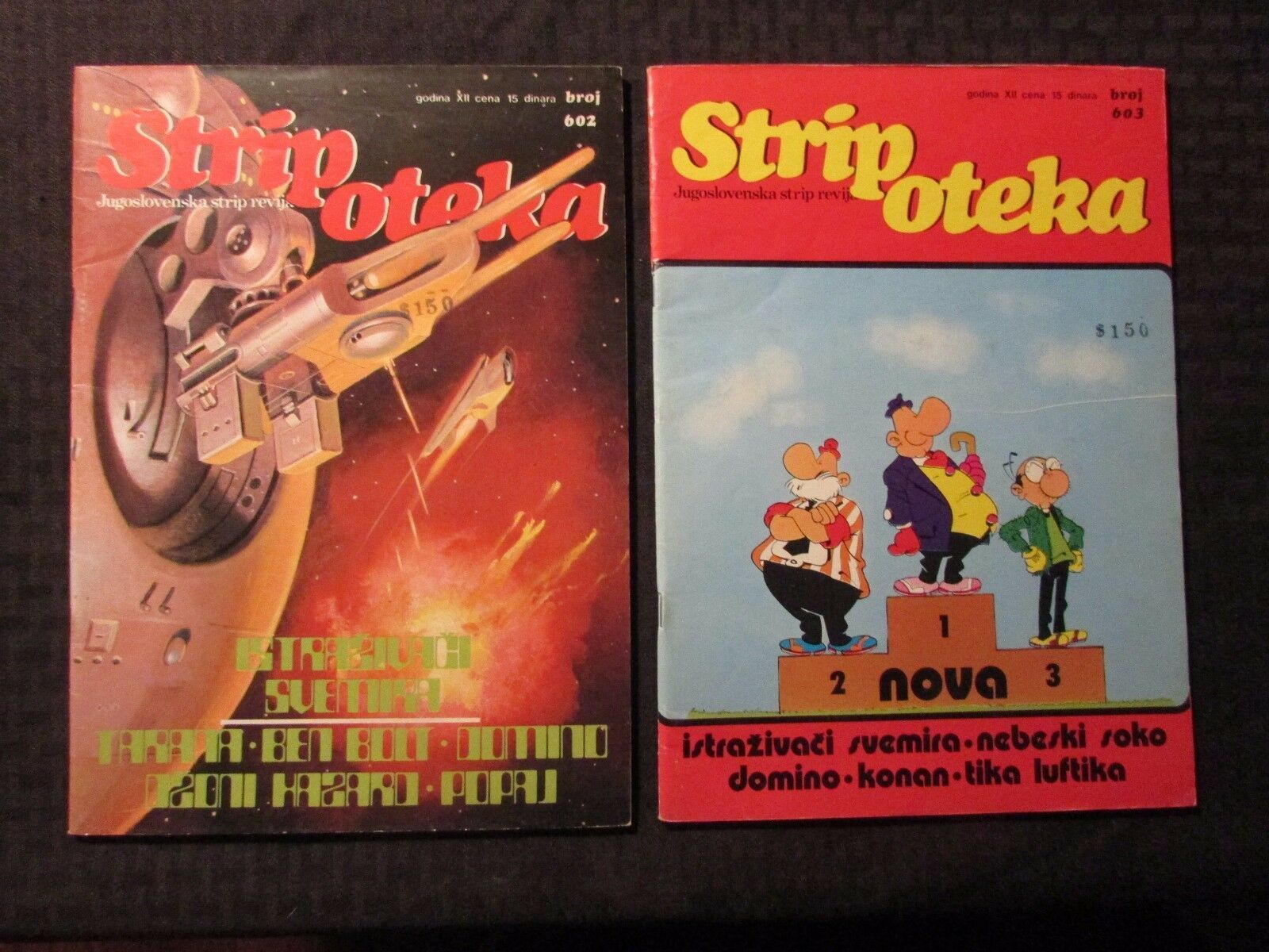 1980 STRIPOTEKA #602 603 FN 6.0 Yugoslavia Comic LOT of 2 CONAN Ben Bolt | International - Comic ...