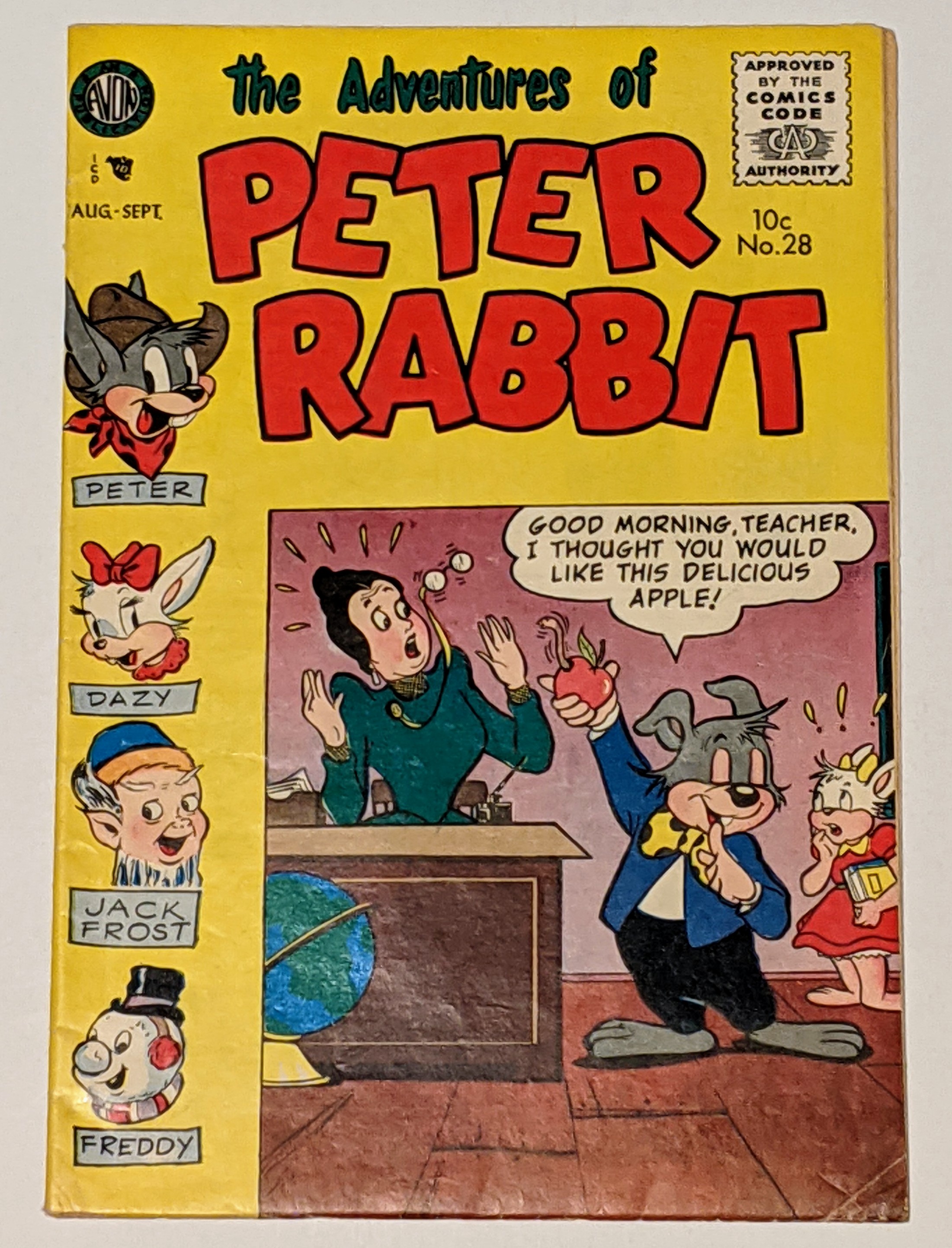 Peter Rabbit Comics #28 (Sept 1955 Avon) FN+ 6.5 | Comic Books - Golden ...
