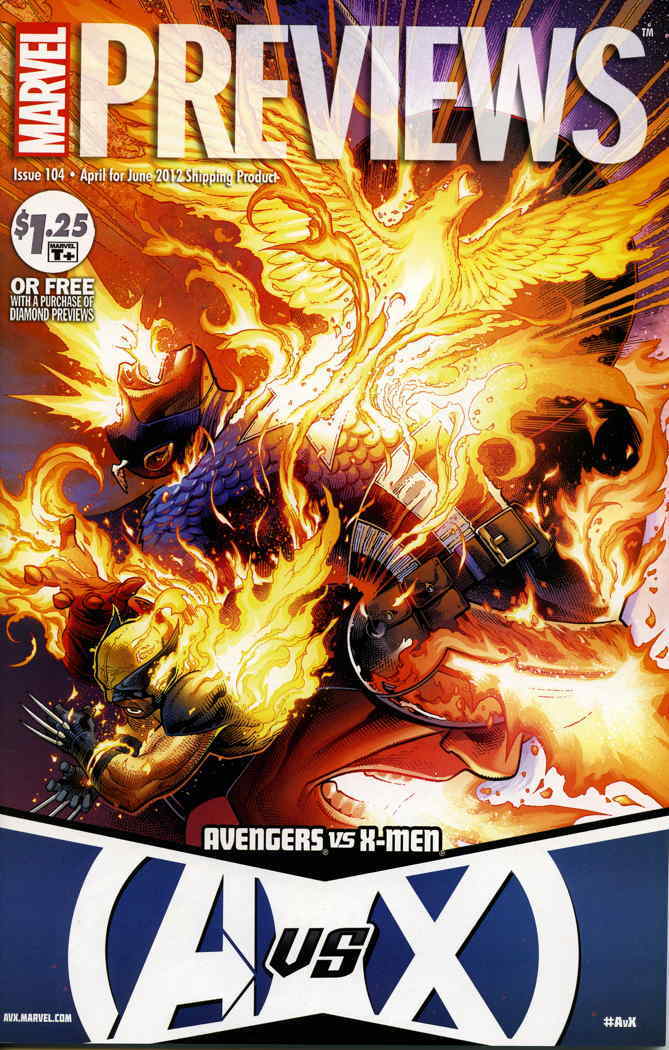 Marvel Previews #104 VF ; Marvel | Avengers vs X-Men | Comic Books ...