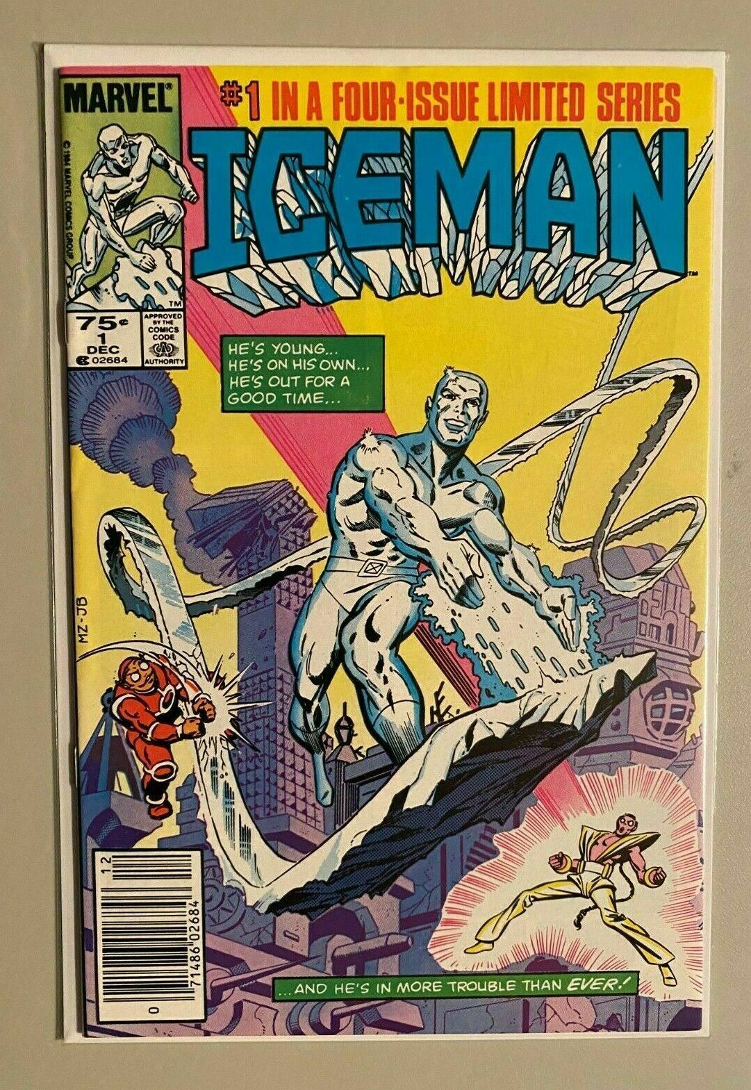 Iceman #1 Newsstand 1st Series 8.5 VF+ (1984) Mini-Series | Comic Books ...