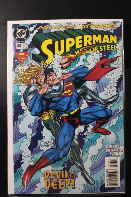 Superman: The Man of Steel #48 Newsstand Edition (1995) | Comic Books ...