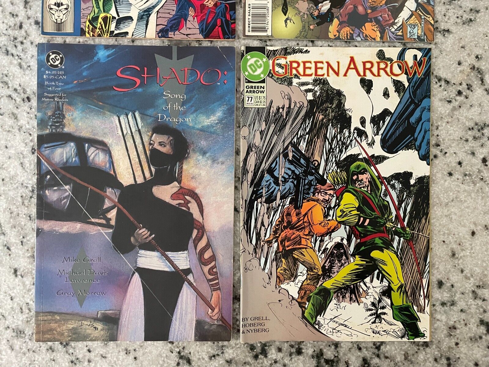 4 DC Comics Green Arrow #77 Shado #2 Abyss Hell's Sentinel #1 Manhunter ...
