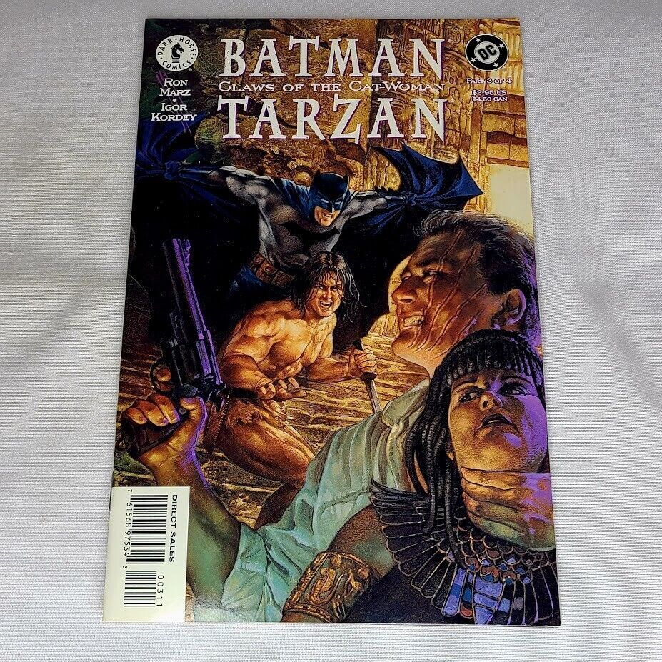 Batman Tarzan Claws Of The Cat-Woman 3 of 4 Dark Horse DC Comics 1999 ...