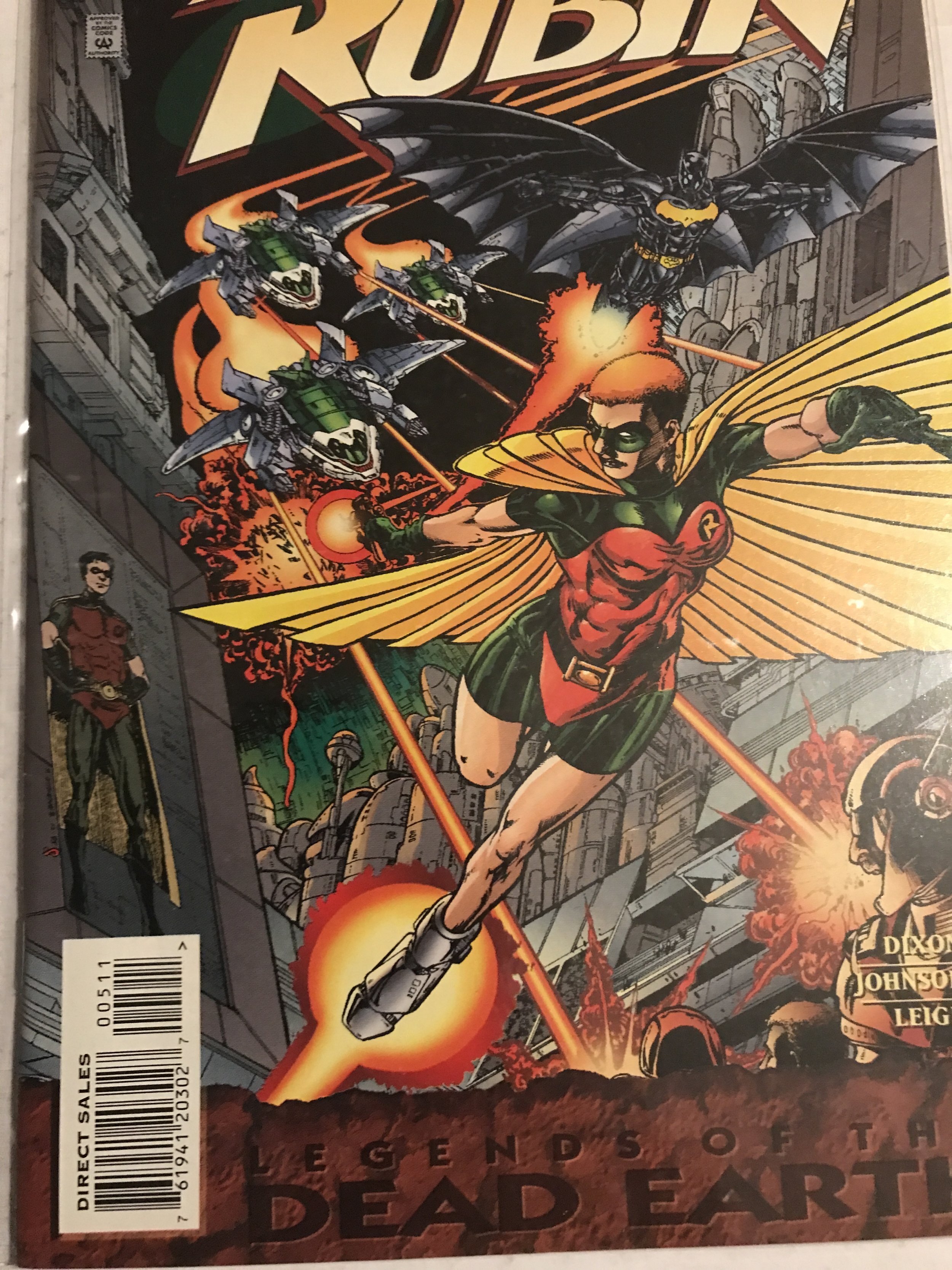 ROBIN Annual #5 : DC 1996 NM-; Dead Earth story, girl-Robin | Comic ...