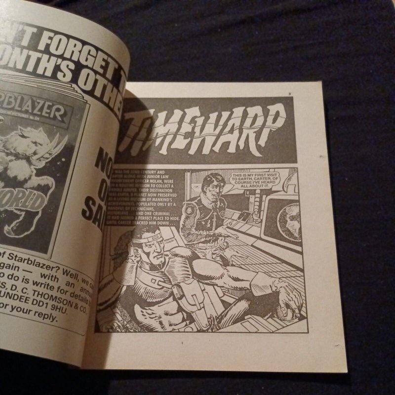 Starblazer Space Fiction Adventure In Pictures 220 Time Warp 1988