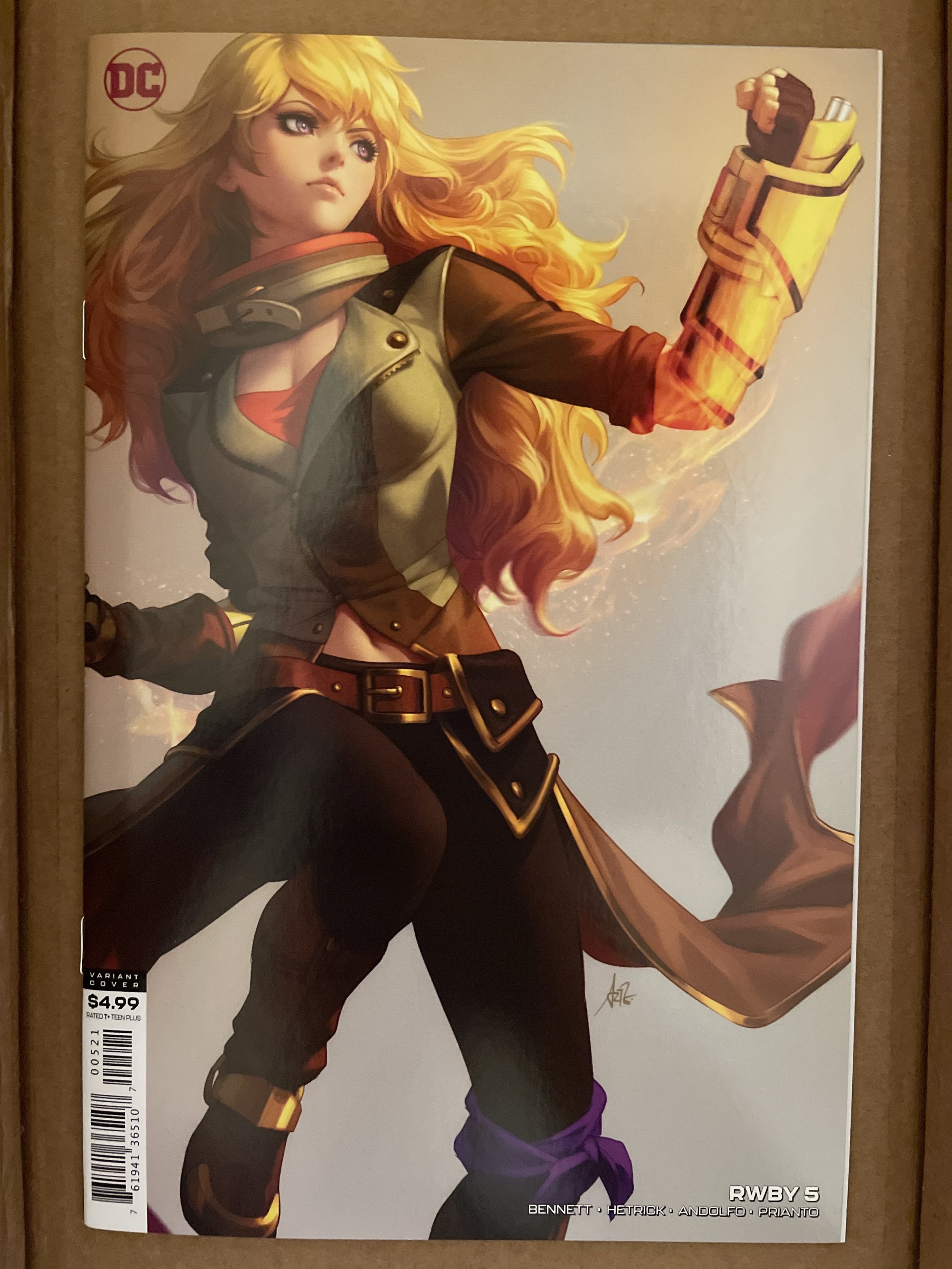 RWBY Comic Lot 2-6 w/ Artgerm Variants (8 Comics) Rare Low Print NM DC ...