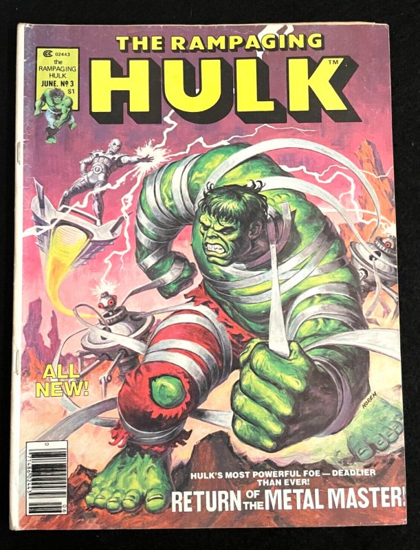 Rampaging Hulk #3 1977 | Comic Books - Bronze Age, Marvel, Superhero ...