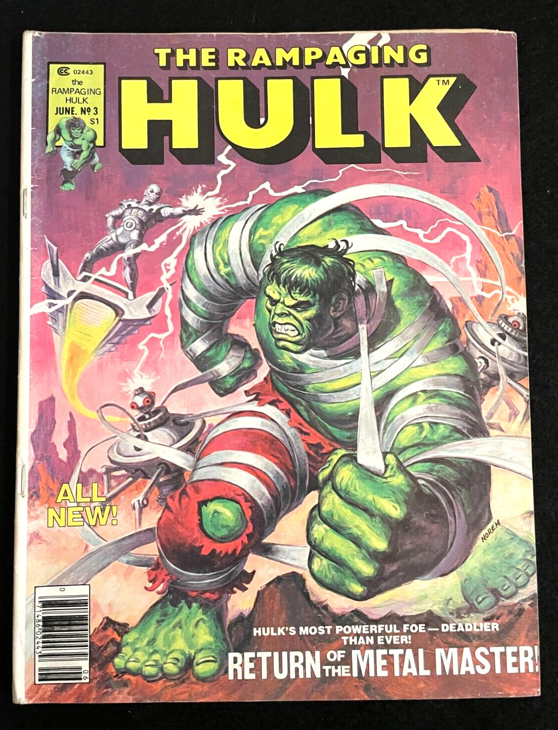 Rampaging Hulk #3 1977 | Comic Books - Bronze Age, Marvel, Superhero ...