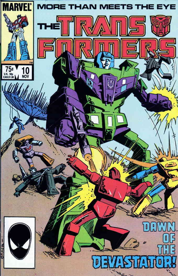 Transformers, The #10 FN ; Marvel | Devastator | Comic Books - Copper ...