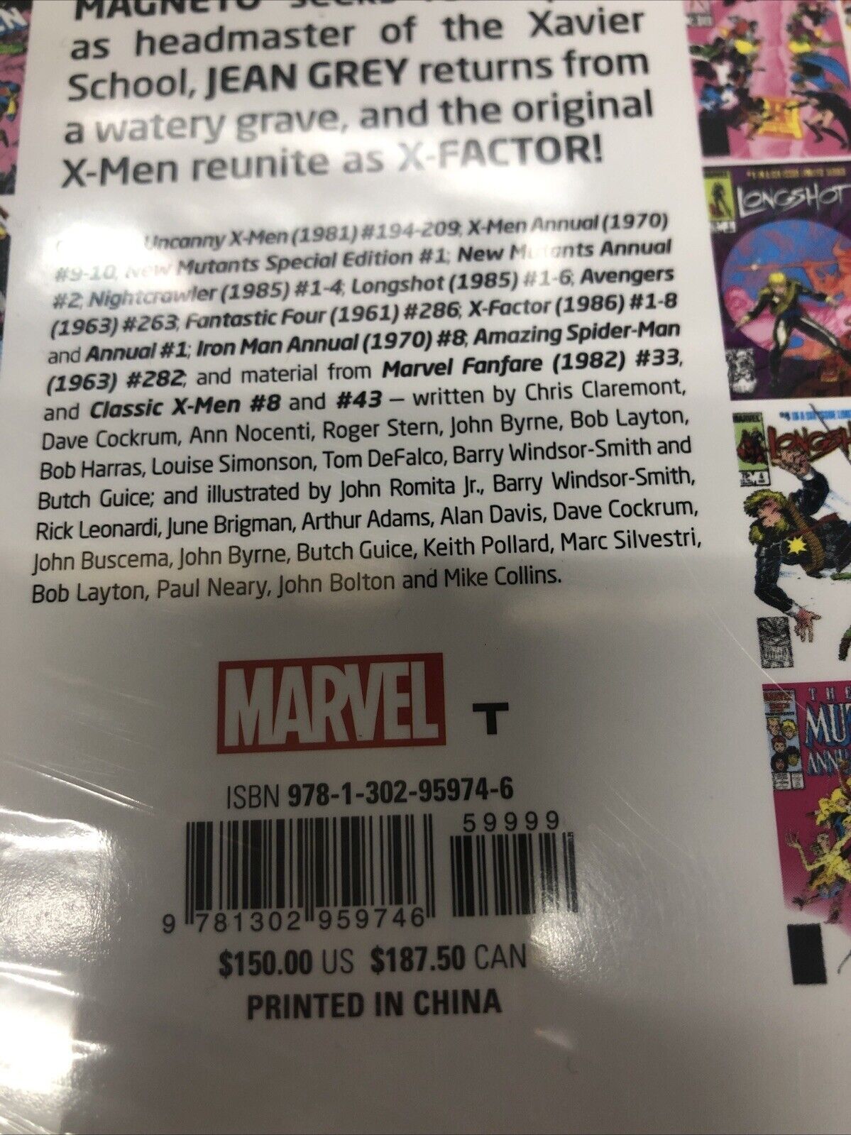 X-Men Mutant Massacre (2024) Omnibus •Marvel • Chris Claremont • Louise ...