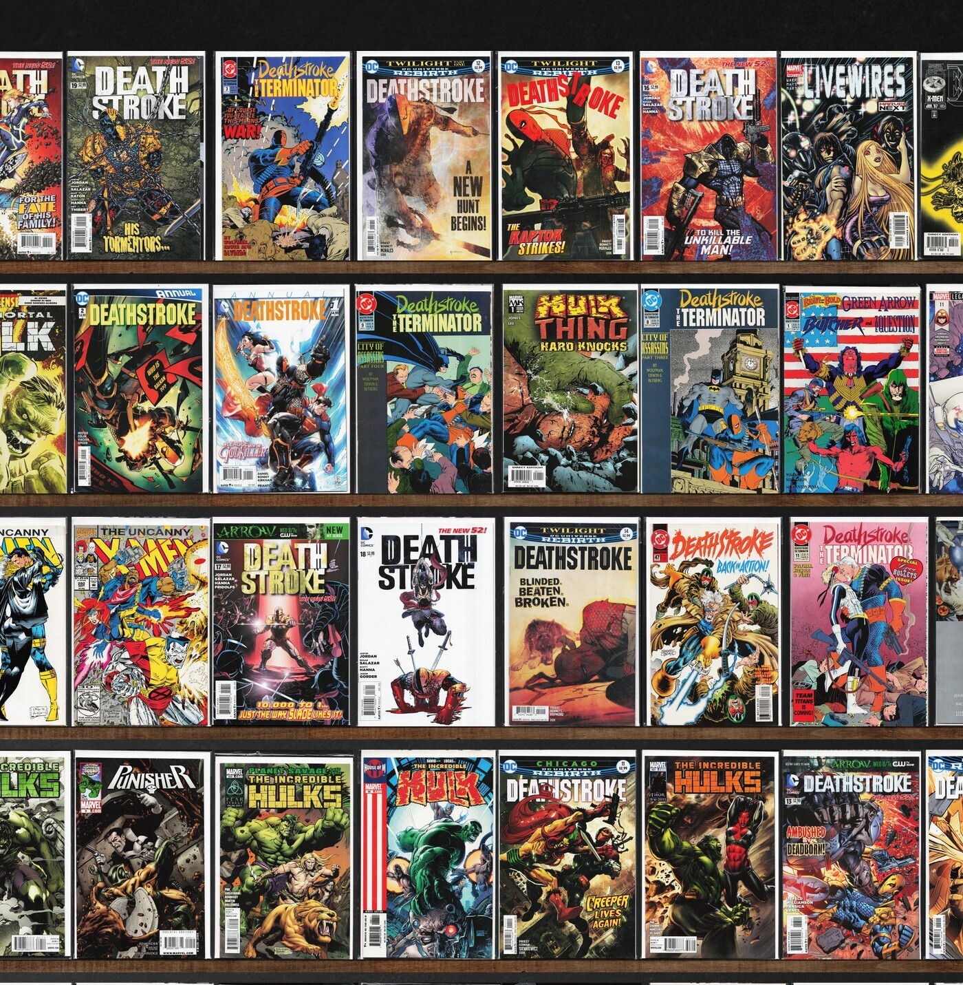 Huge Lot 140+ Comics with Deathstroke, Deathstroke The Terminator ...