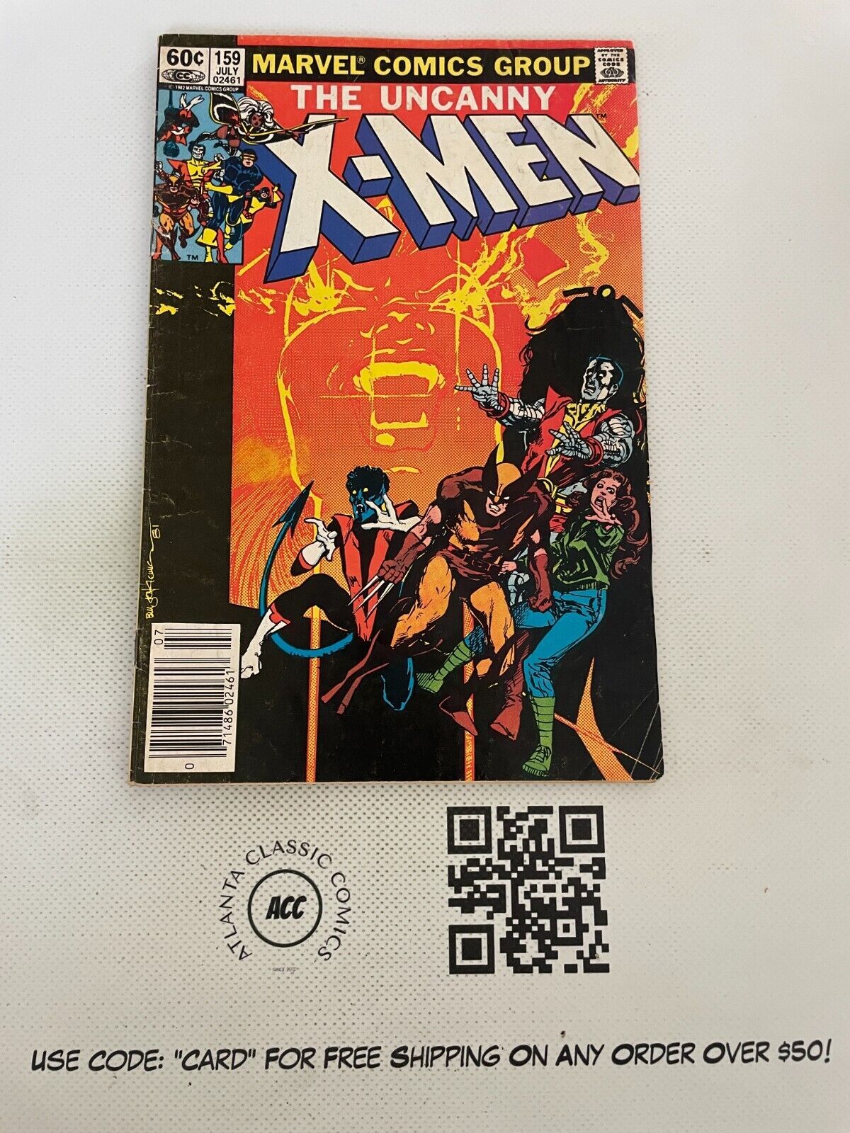 Uncanny X-Men # 159 FN Marvel Comic Book Wolverine Storm Colossus 22 ...