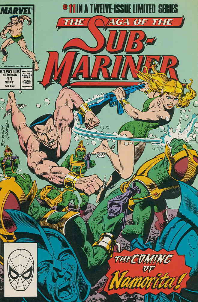 Saga of the Sub-Mariner #11 FN ; Marvel | Namorita | Comic Books ...