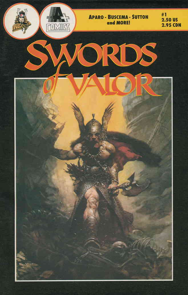 Swords of Valor #1 FN ; A+ | Frank Frazetta | Comic Books - Copper Age ...