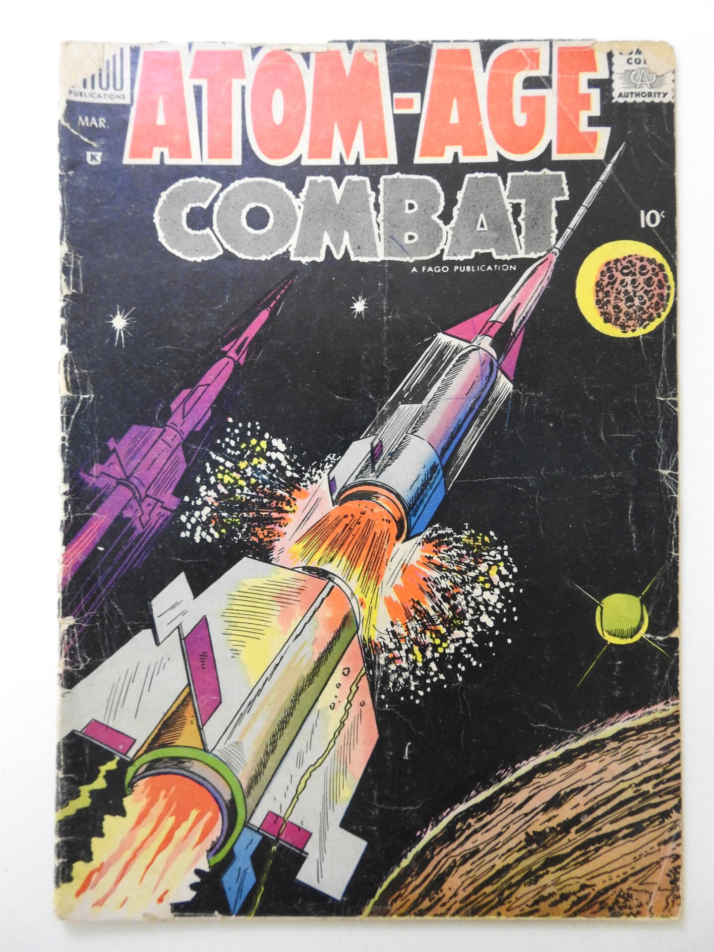 Atom-Age Combat #3 (1959) Fair Condition Complete Rare | Comic Books - Silver Age, St. Johns ...