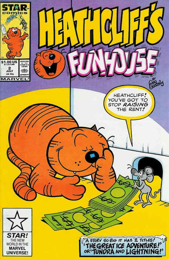 Heathcliff's Funhouse #2 GD ; Marvel/Star | low grade comic | Comic ...