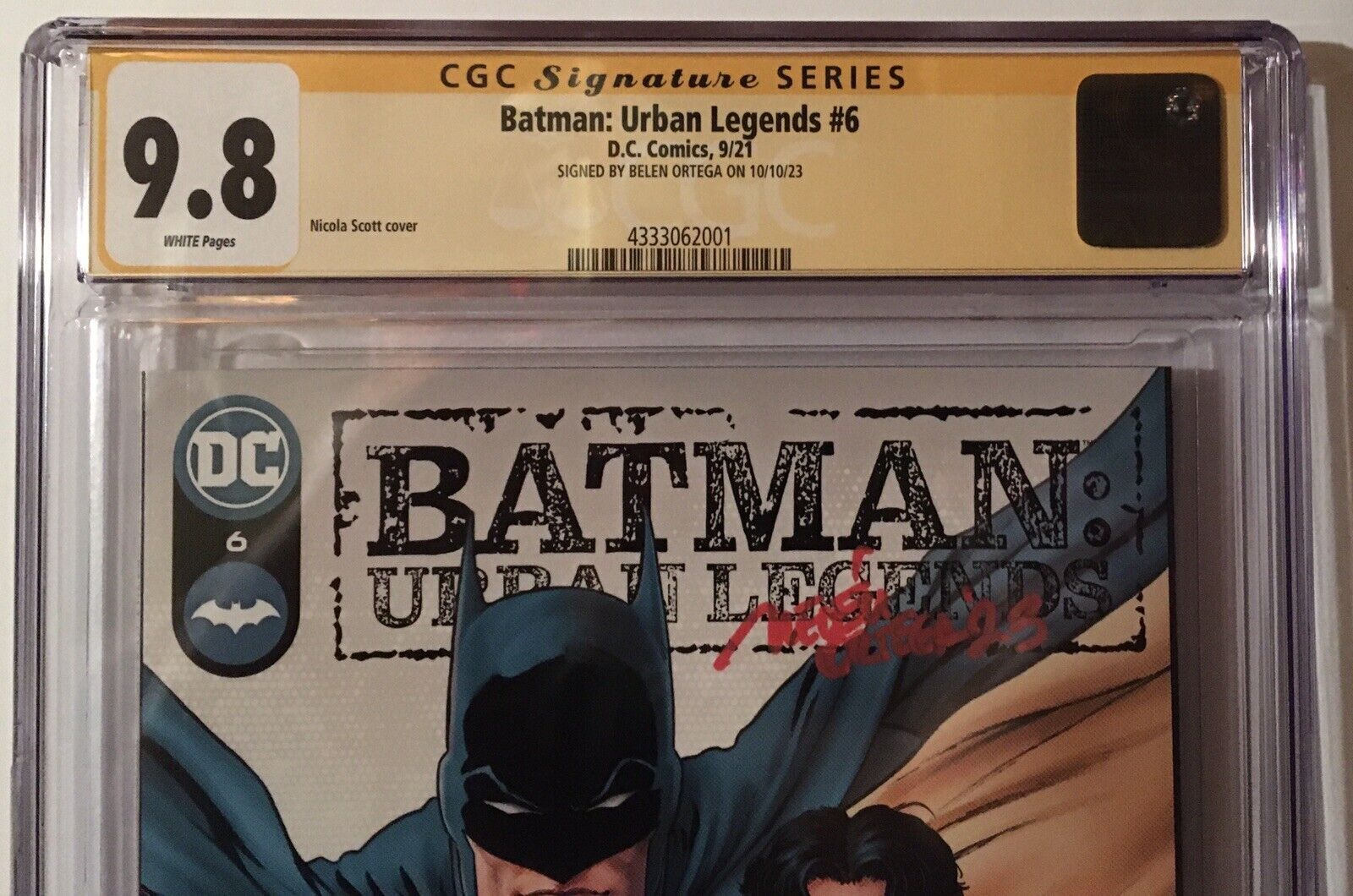 1ST BISEXUAL TIM DRAKE (ROBIN III) Batman Urban Legends #6 SIGNED CGC 9 ...