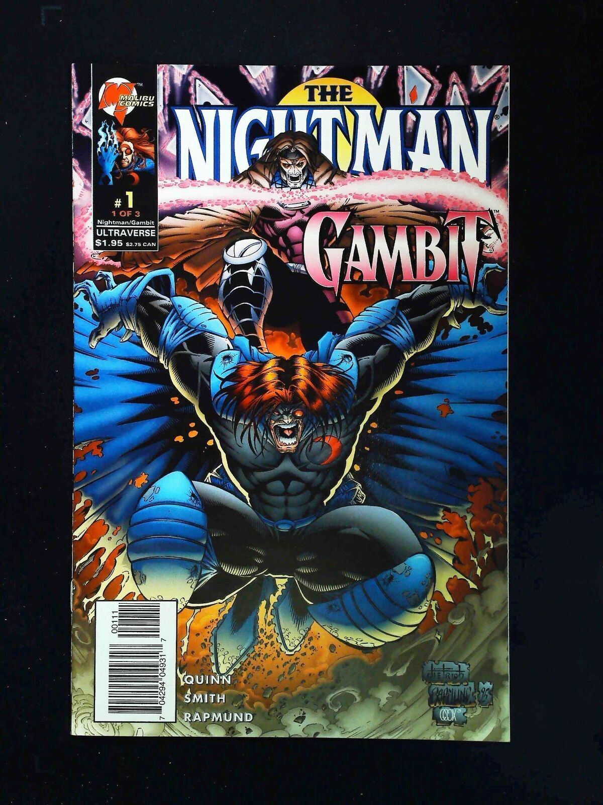 Nightman Gambit #1 Malibu/Marvel Comics 1996 Vf+ Newsstand | Comic ...