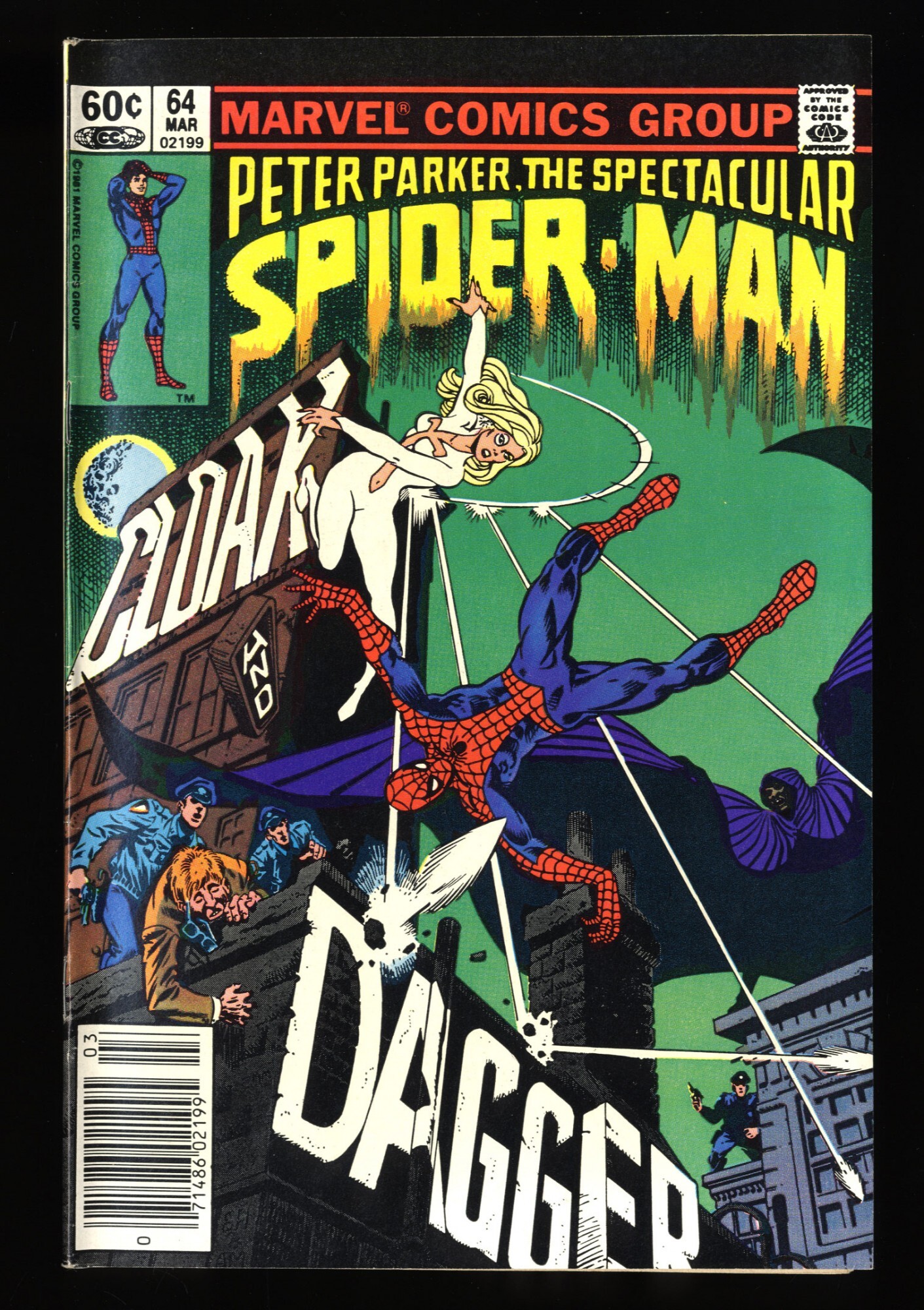 Spectacular Spider-Man #64 VF- 7.5 Newsstand Variant 1st Cloak & Dagger ...
