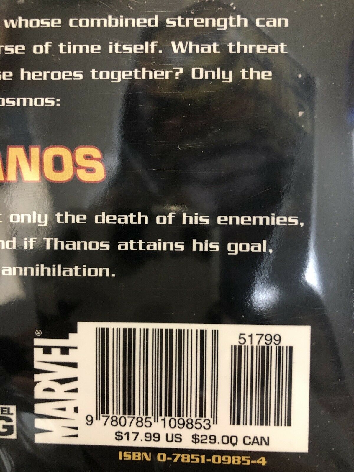 Thanos: Infinity Abyss Vol.2 (2003) Marvel TPB SC Jim Starlin | Comic ...