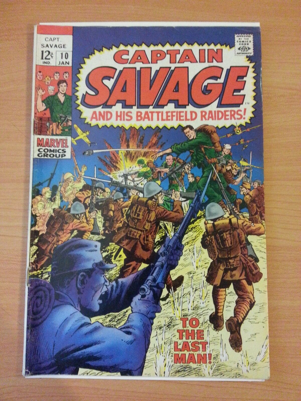 Captain Savage #10 His Battlefield Raiders! ~ FINE FN ~ 1969 Marvel ...