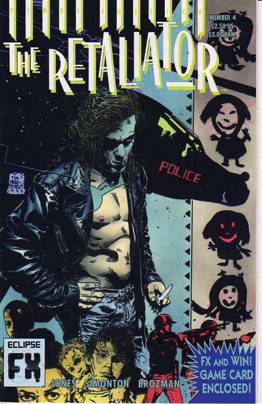 Retaliator, The #4 (with card) FN ; Eclipse | FX Tim Bradstreet | Comic ...