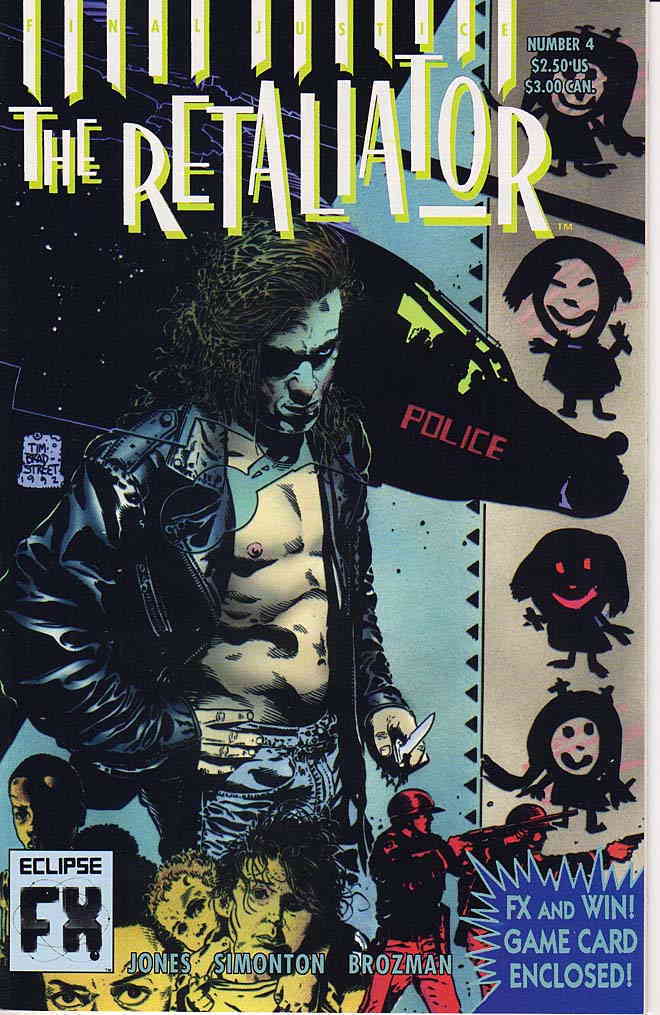Retaliator, The #4 (with card) FN ; Eclipse | FX Tim Bradstreet | Comic ...