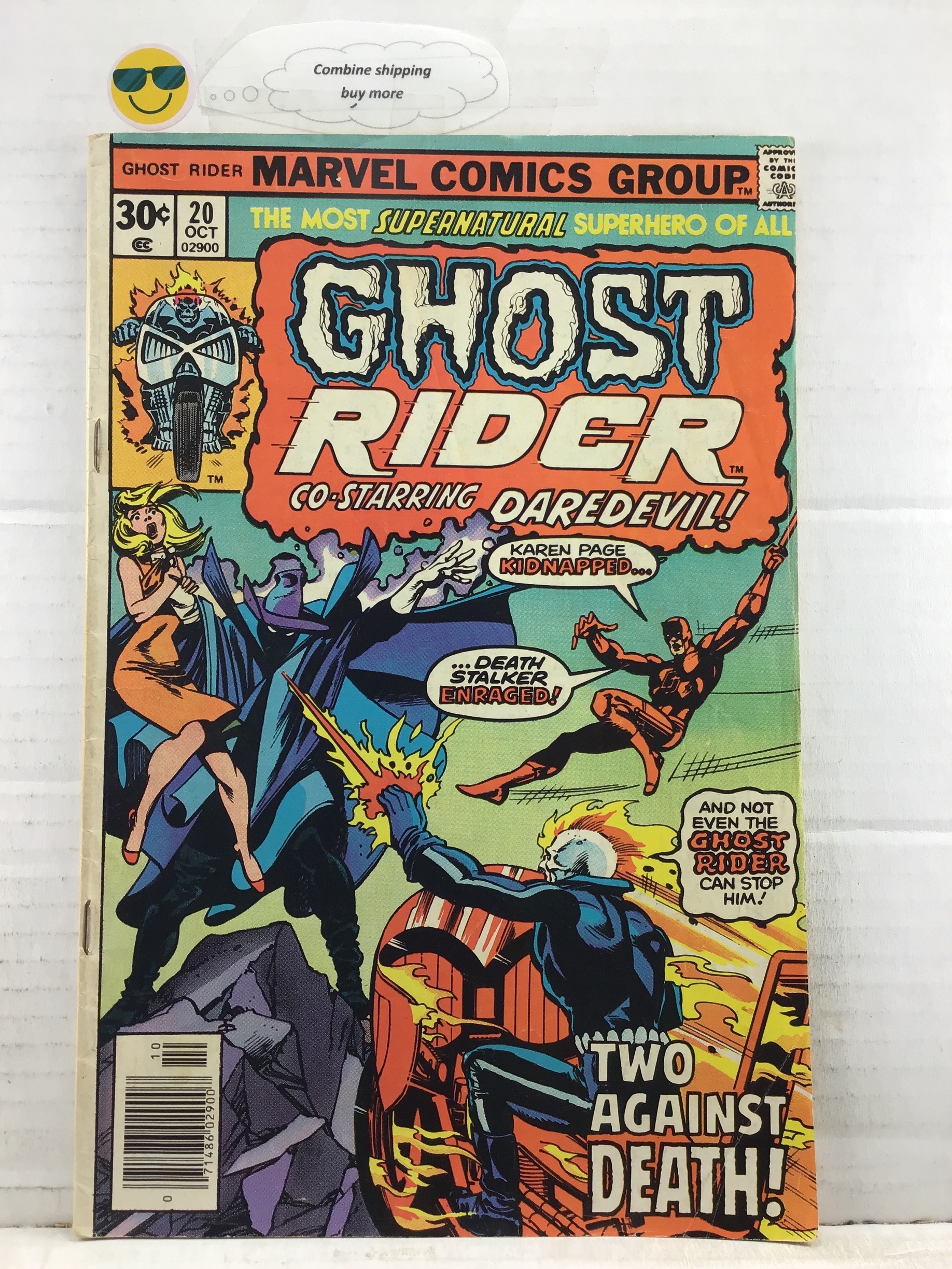 Ghost Rider #20 (1976) FN + john Byrne art !! WOW !! Daredevil | Comic ...