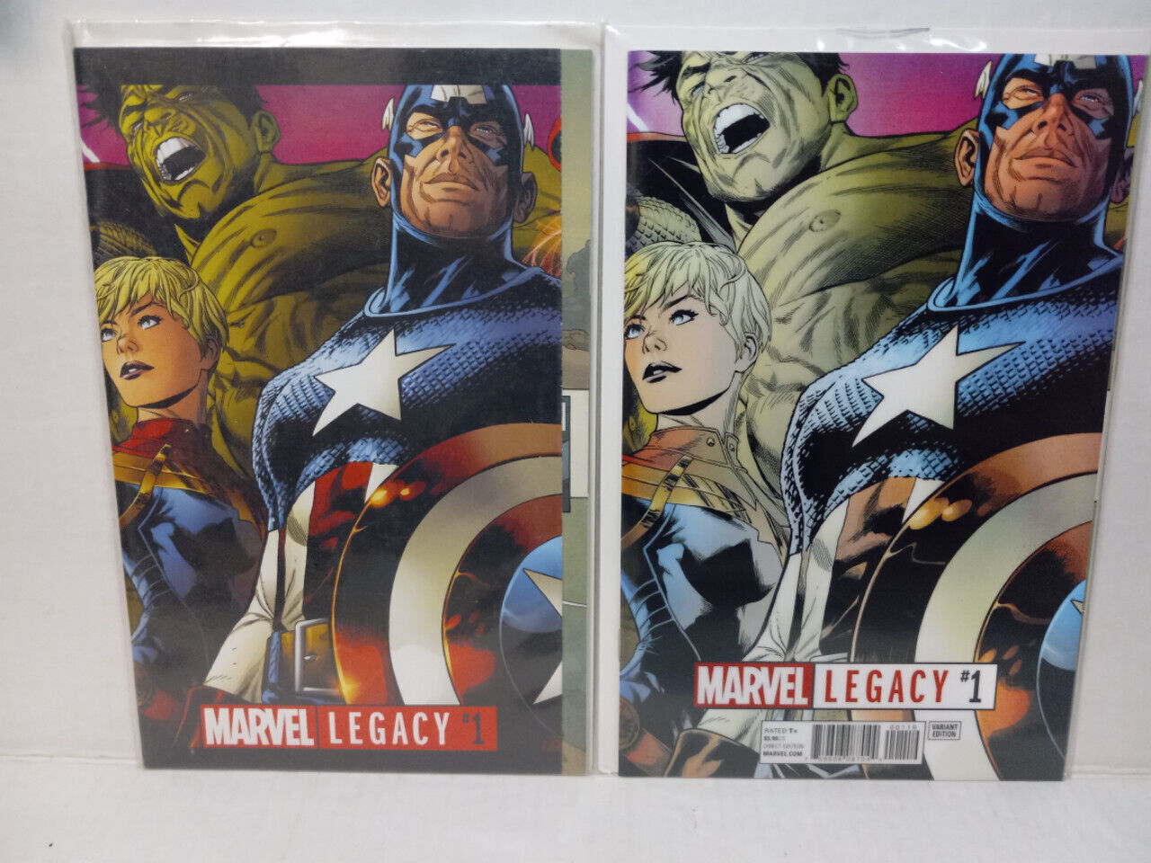 Marvel Legacy - #1 3d Lenticular Cover + #1 Standard - Free Shipping ...