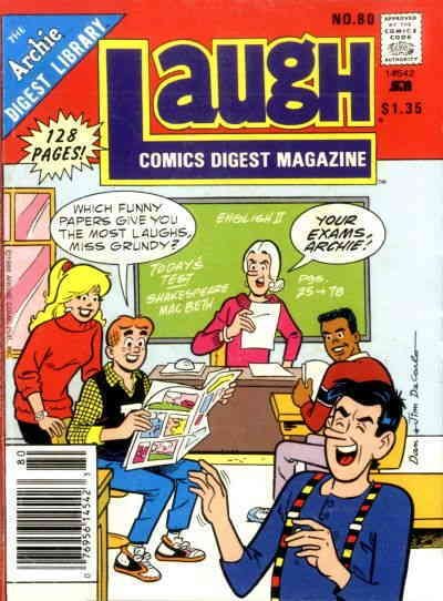 Laugh Digest Magazine #80 VG ; Archie | low grade comic | Graphic ...