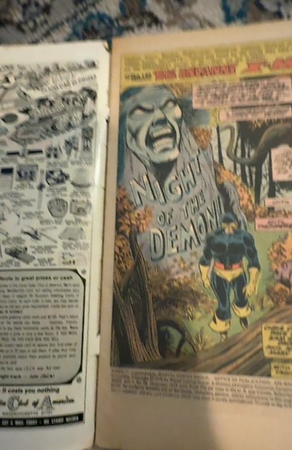 The X-Men #96 (1975)night of the demons - spine split 1 inch spine chip ...