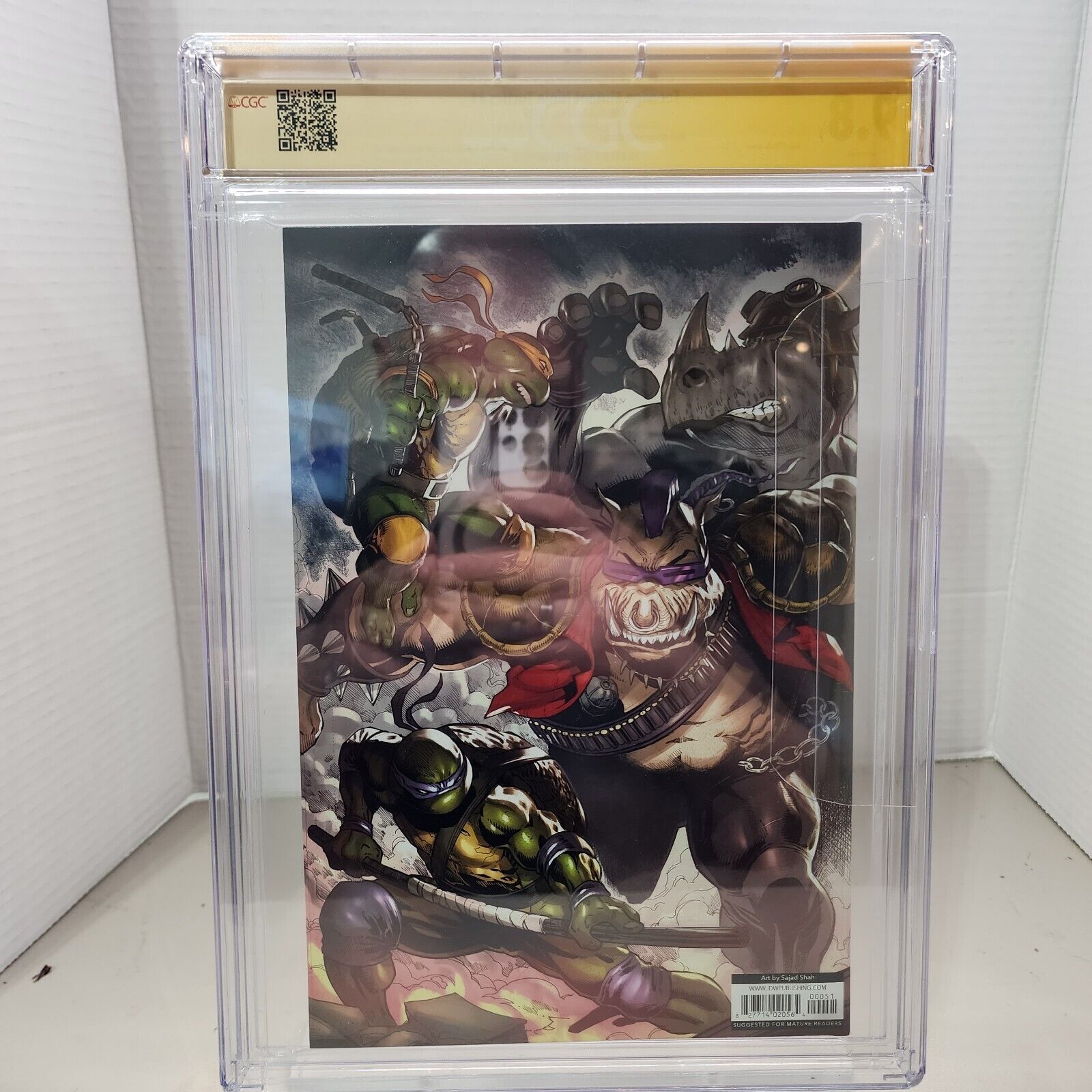Teenage Mutant Ninja Turtles 1 Reprint CGC 9.8 (2020) Signature EASTMAN ...