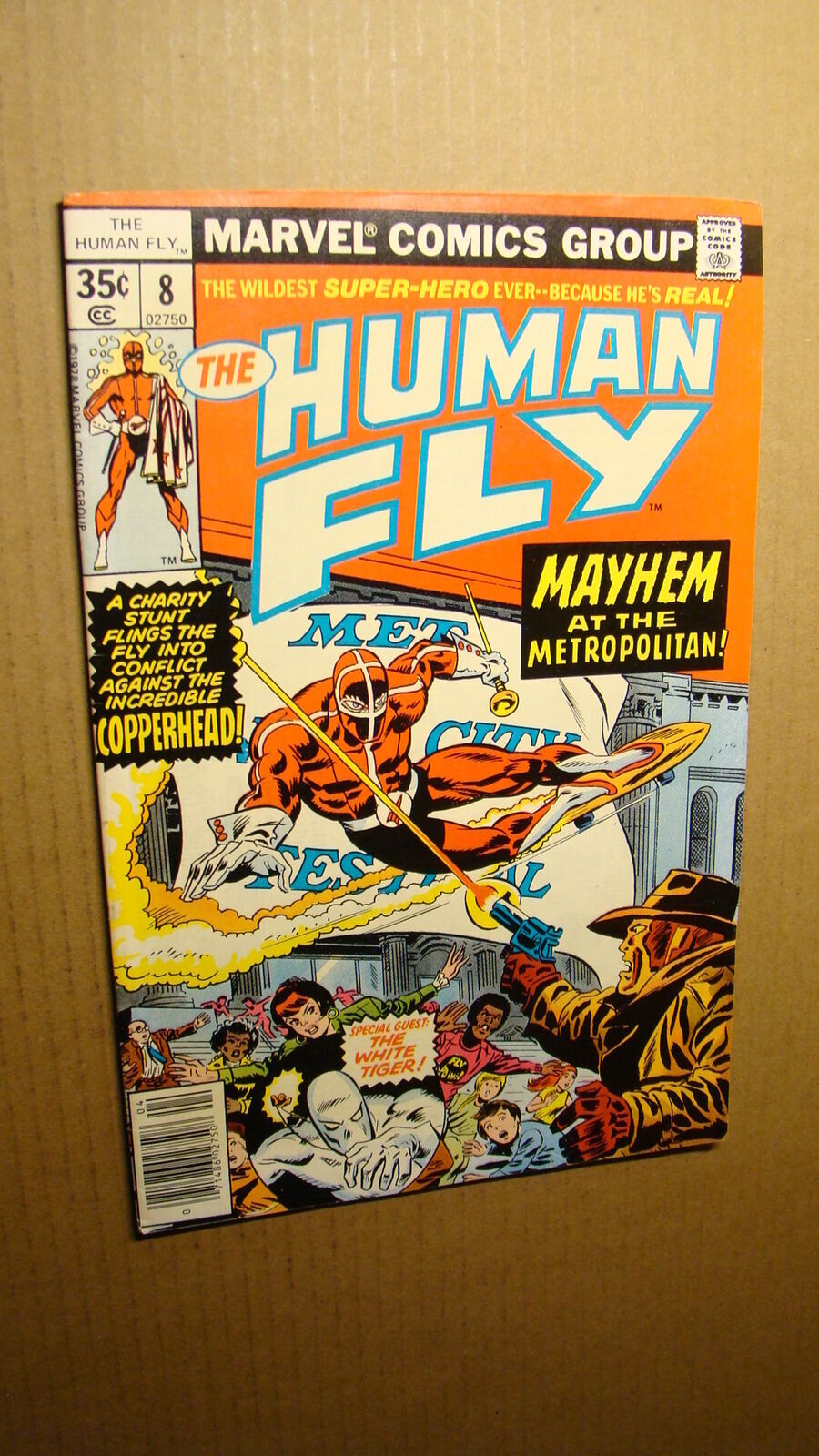 Human FLY 8 *High Grade* VS Copperhead Bronze AGE 1977 Marvel White ...
