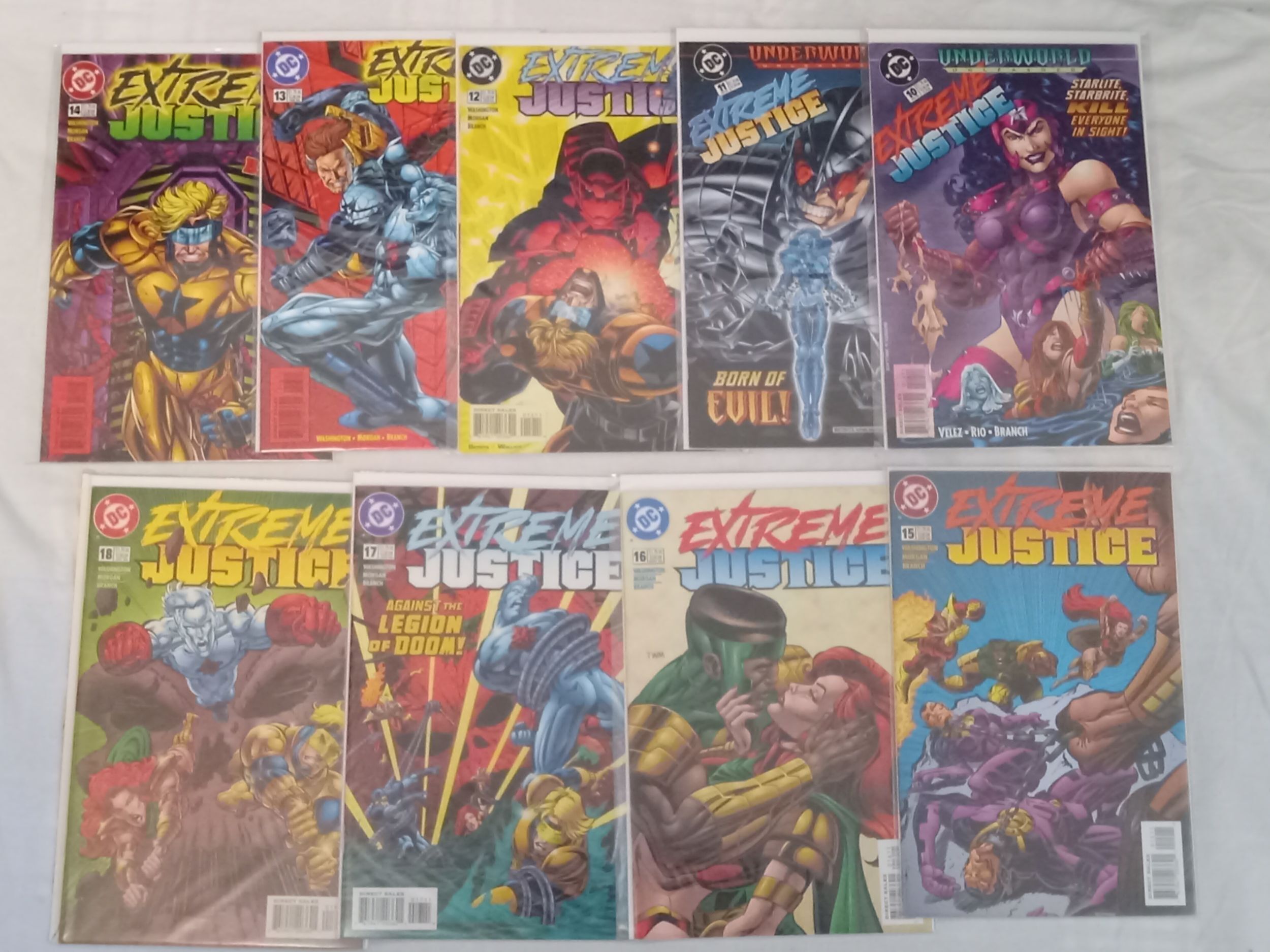 Extreme Justice (1995) #0,1-18 complete Blue Beetle Captain Atom ...