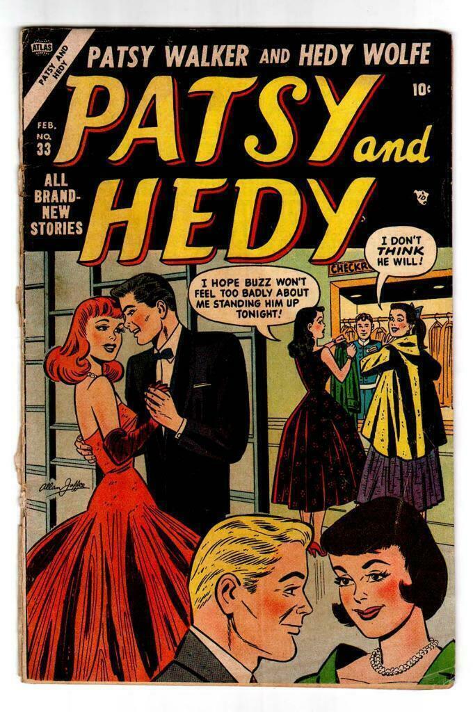 Patsy and Hedy #33 Feb 1955 Patsy Walker Hedy Wolfe Atlas Comics ...