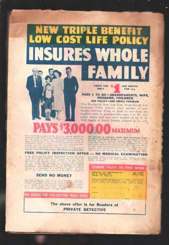 Private Detective Stories 8/1941-Trojan-Spicy pulp fiction thrills-GGA ...