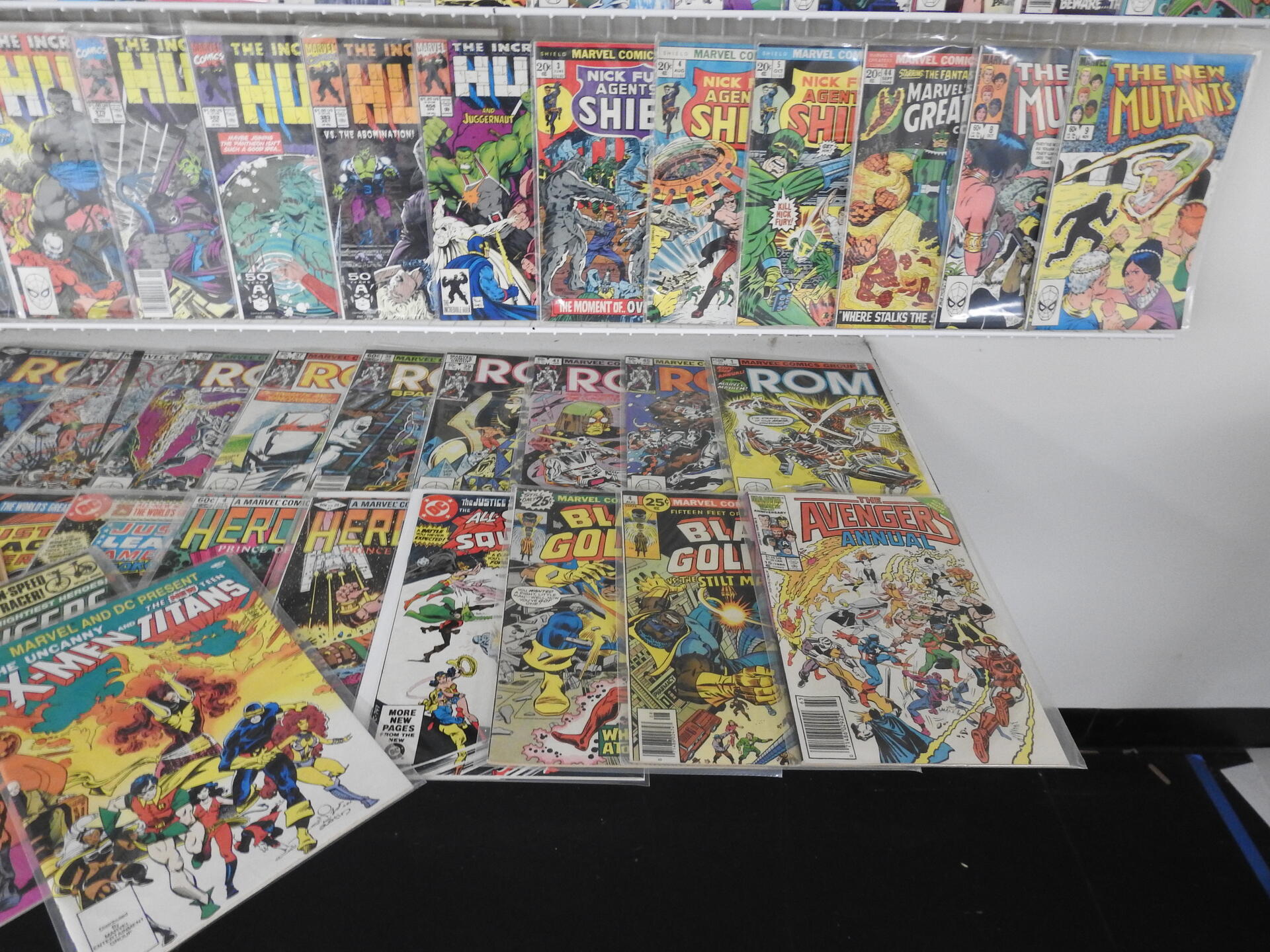 Huge Lot 160+ Comics W/ ROM, Hulk, Defenders, Fury+ Avg Fine+ Condition ...