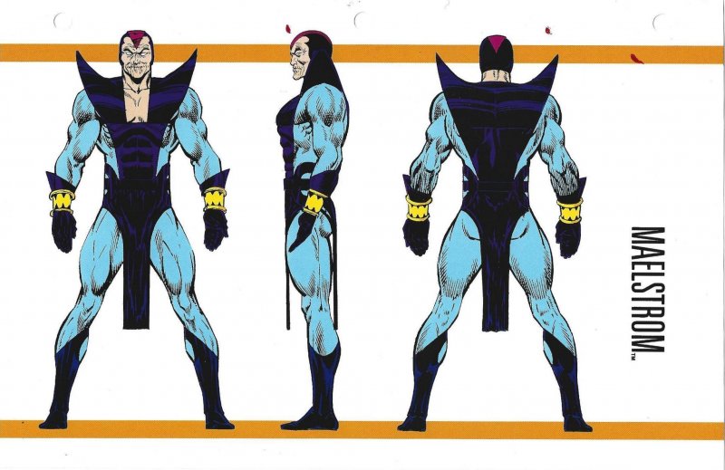 Official Handbook of the Marvel Universe Sheet- Maelstrom | Comic ...