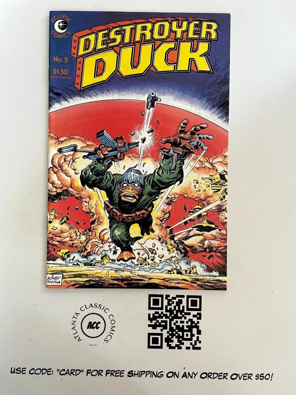 Destroyer Duck # 5 NM Eclipse Comic Book Jack Kirby Starling 15 J891 ...