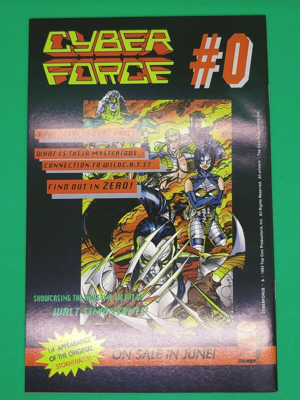 Cyber Force #3 "Tin Men of War: Pt 3/4" 2nd Series NM Image Comic C1B ...