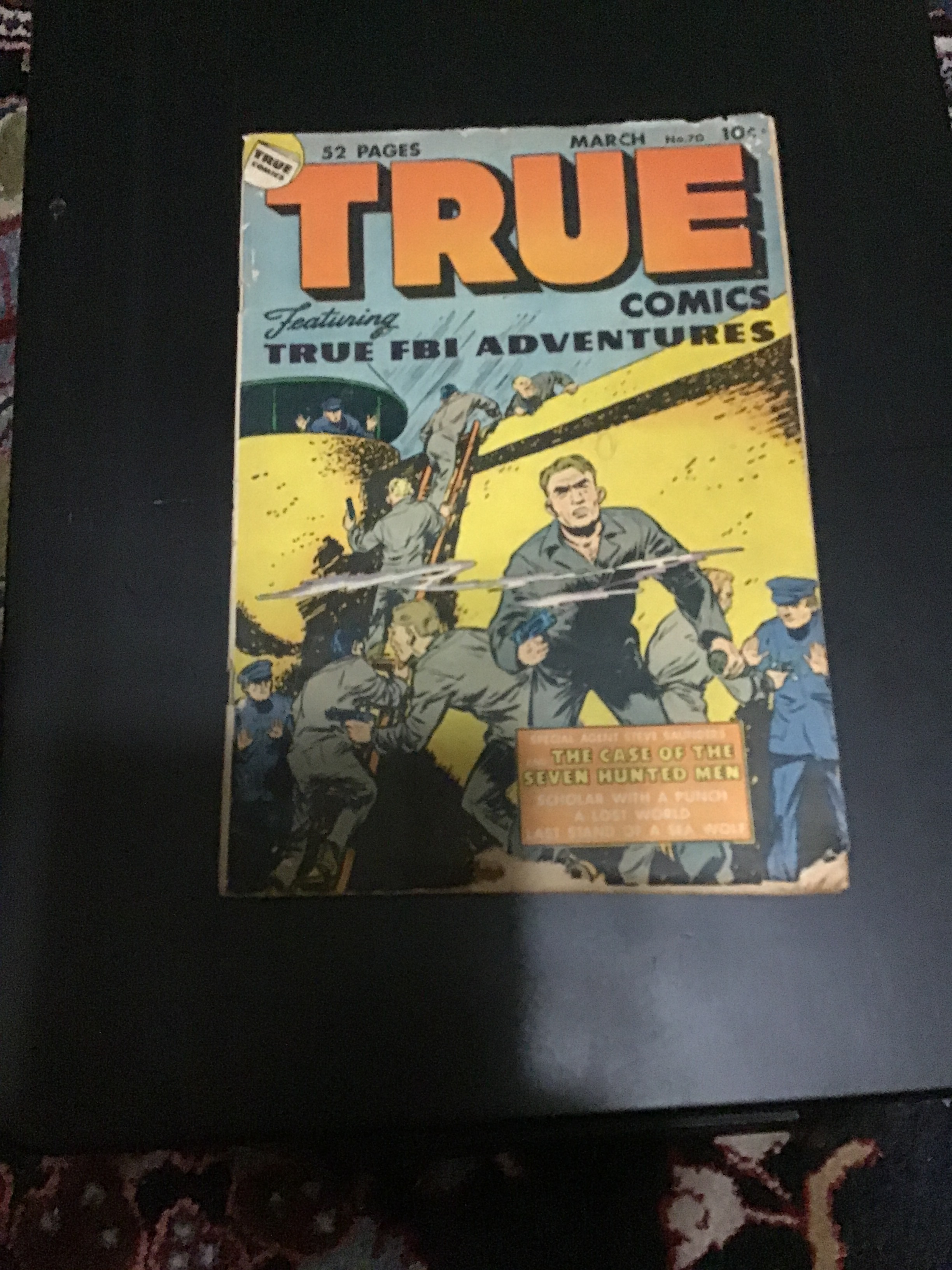 True Comics #70 Case of the 7 Hunted Men! Affordable grade! GD/VG Wow! | Comic Books - Modern ...