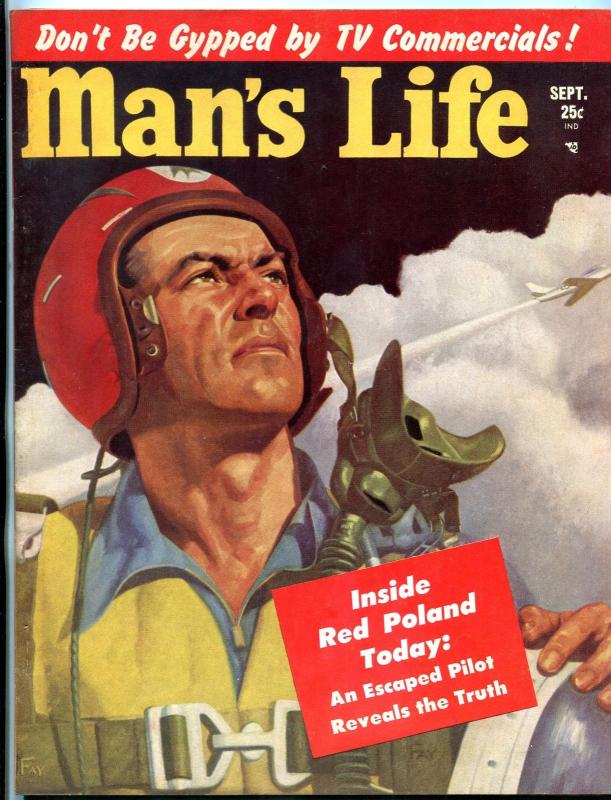 Man's Life Magazine #6 September 1953-BLACK MAGIC-OCTOPUS-JET-PULP ...