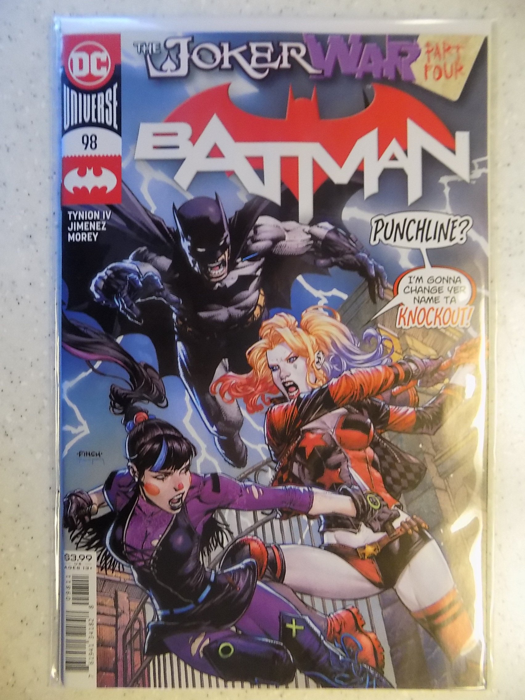 Batman # 98 Punchline Harley Finch (2020) Book Bagged and Boarded ...