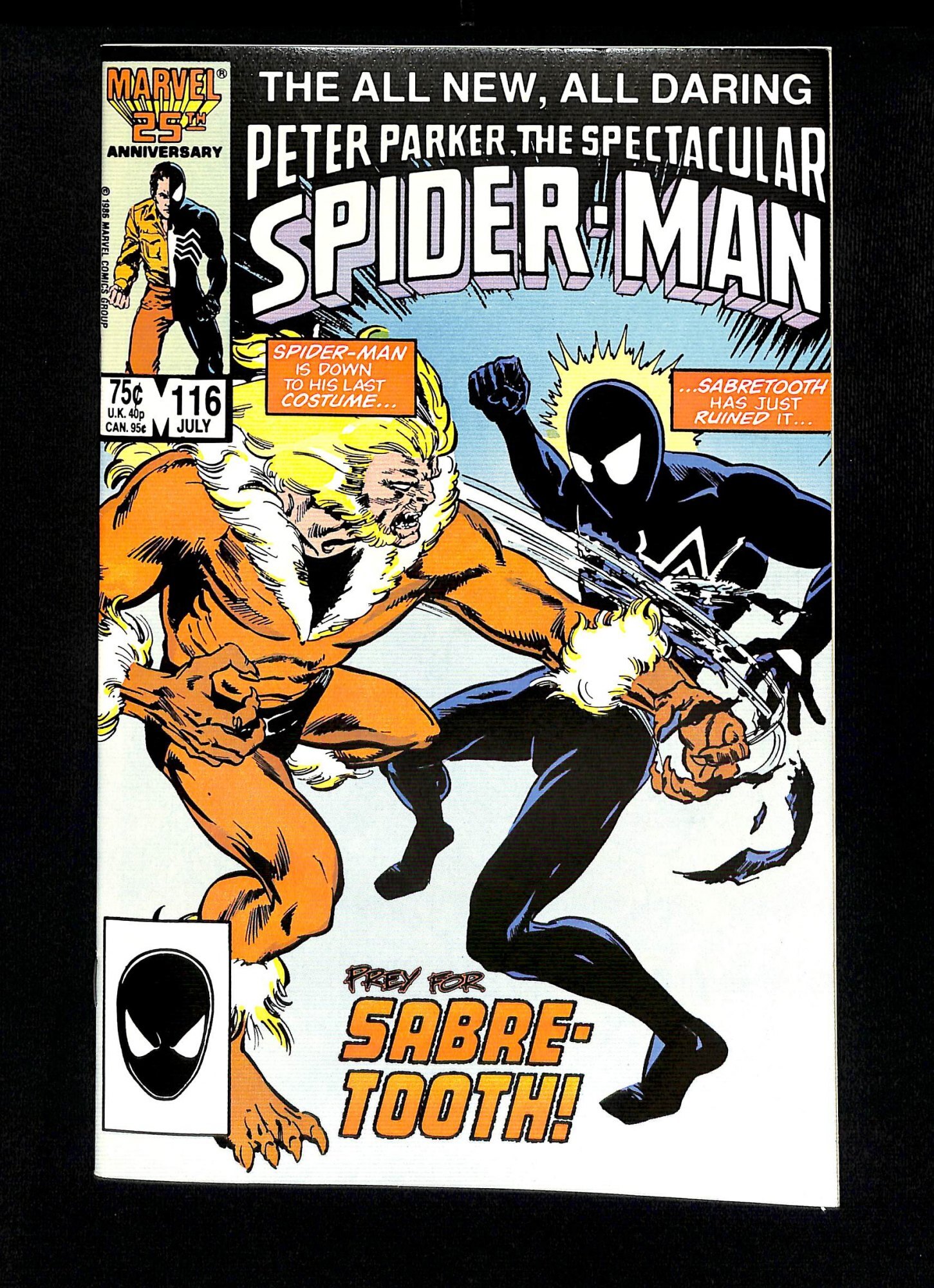 Spectacular Spider-Man #116 Sabretooth Appearance! | Full Runs & Sets ...