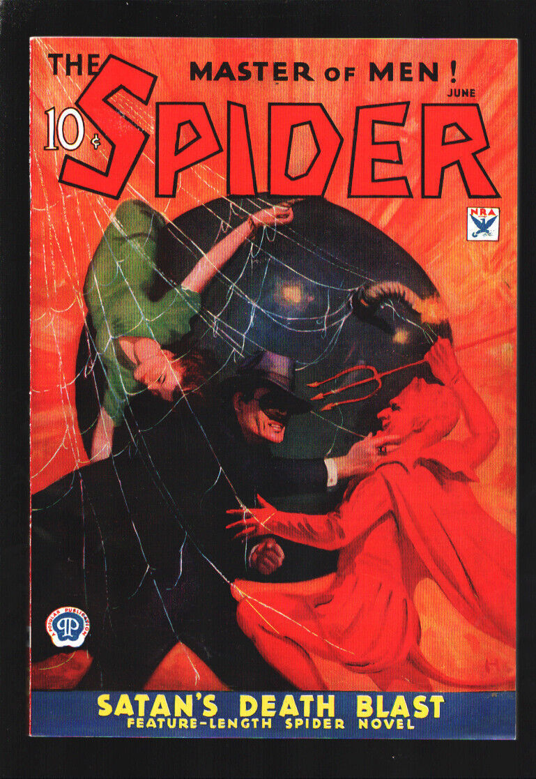 The Spider Pulp Replica 6/1934-Giraso-Reprints "Satan's Death Blast ...