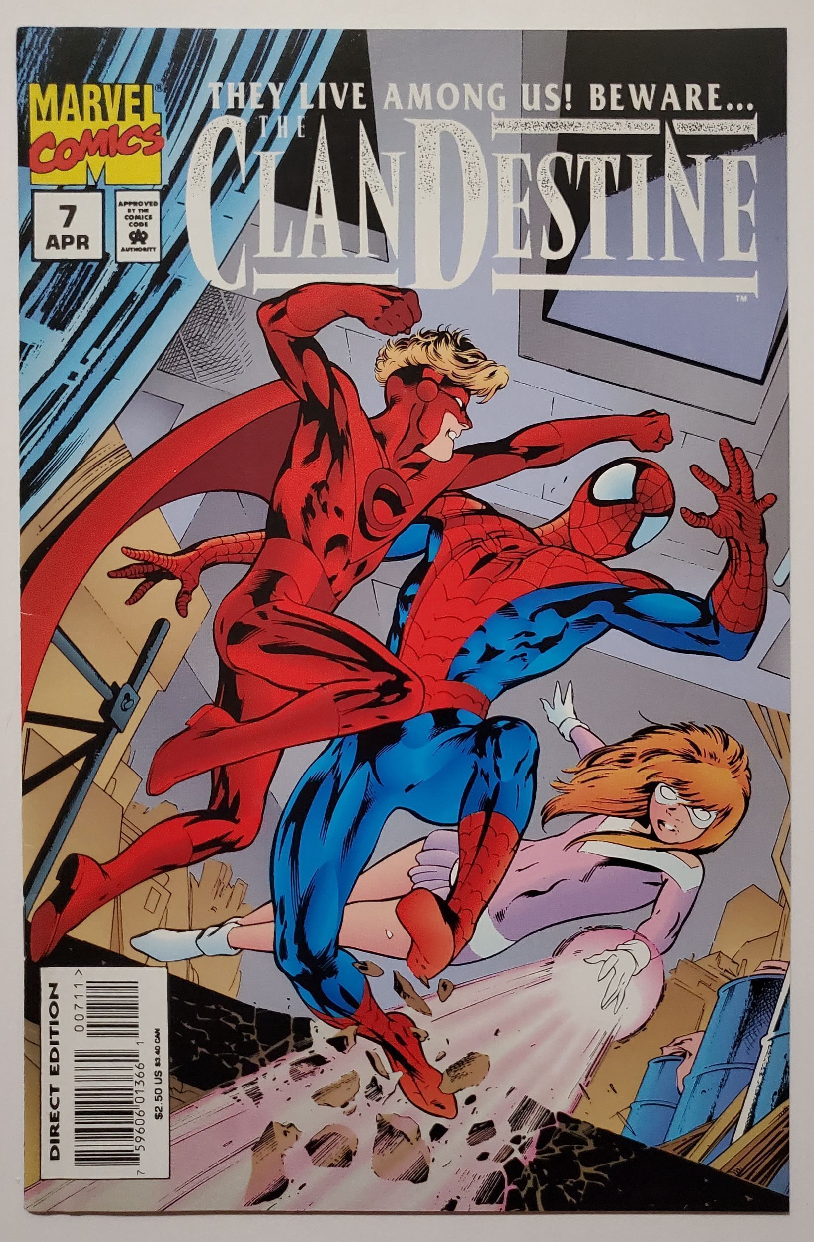 ClanDestine #7 (1995) NM- Starring Imp, Cuckoo, & Spider-Man | Comic ...