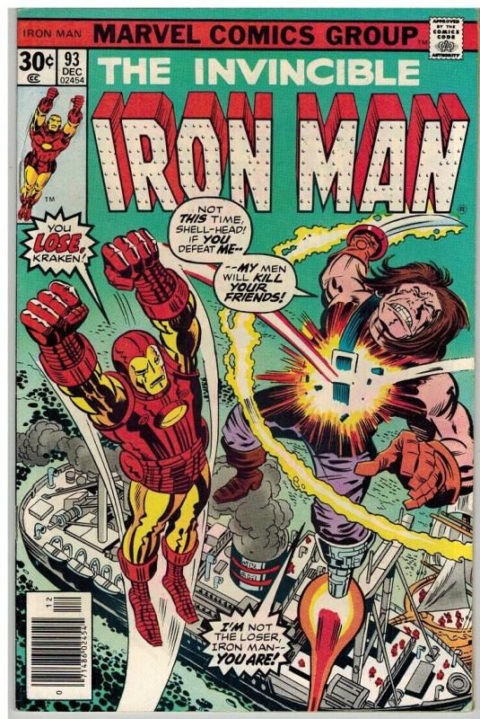 Iron MAN 93 VF Dec. 1976 | Comic Books - Bronze Age, Marvel, Iron Man ...