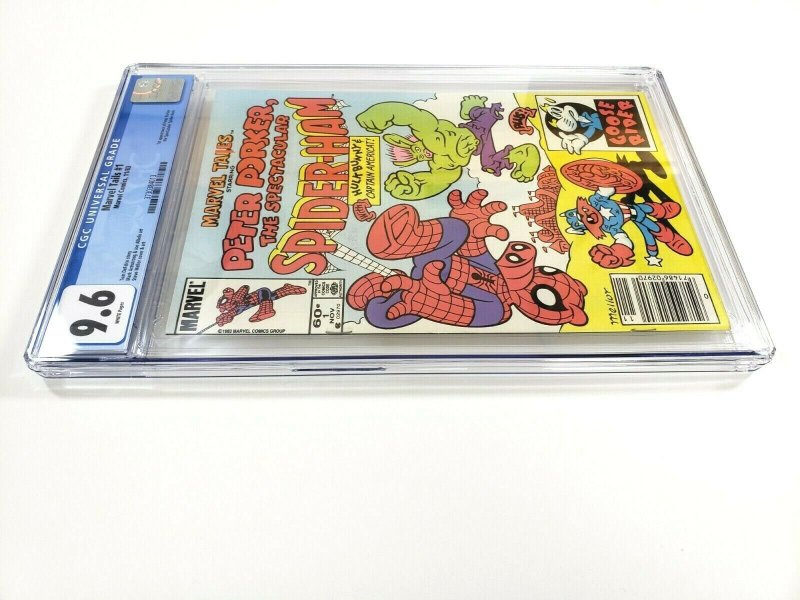 MARVEL TAILS #1 CGC Grade 9.6 Newsstand Edition 1st Peter Porker Spider ...
