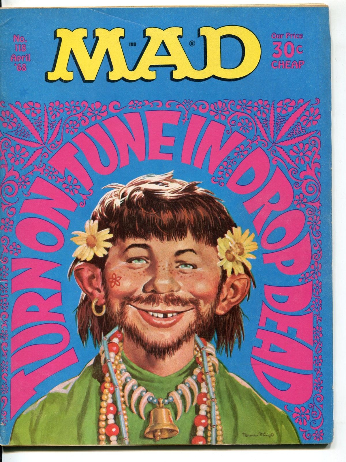 Mad-Magazine-#118-1968-Mingo-Mort Drucker-Don Martin-David Berg-Hippie ...