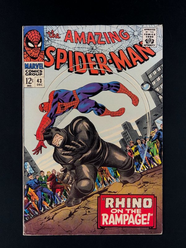 The Amazing Spider-Man #43 (1966) FN/VF 1st Full Mary Jane, Origin of ...